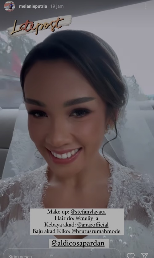 Resmi Menikah dengan Aldico, Ini 7 Poret Melanie Putri Kenakan Kebaya ...