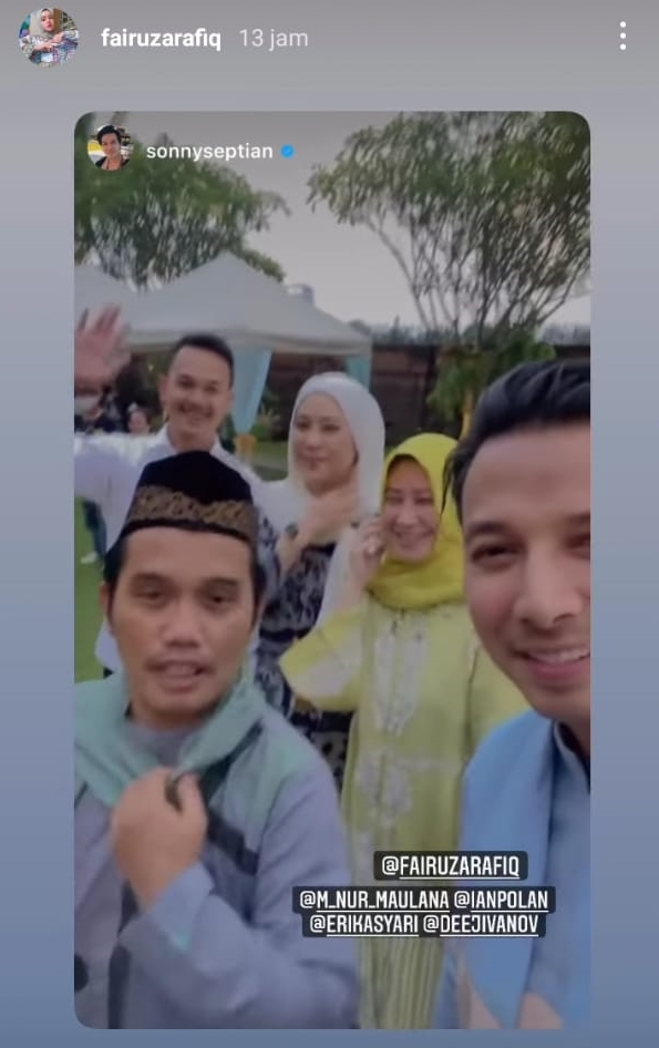 9 Potret Tasyakuran Akikah Anak Fairuz A Rafiq dan Sonny Septian ...